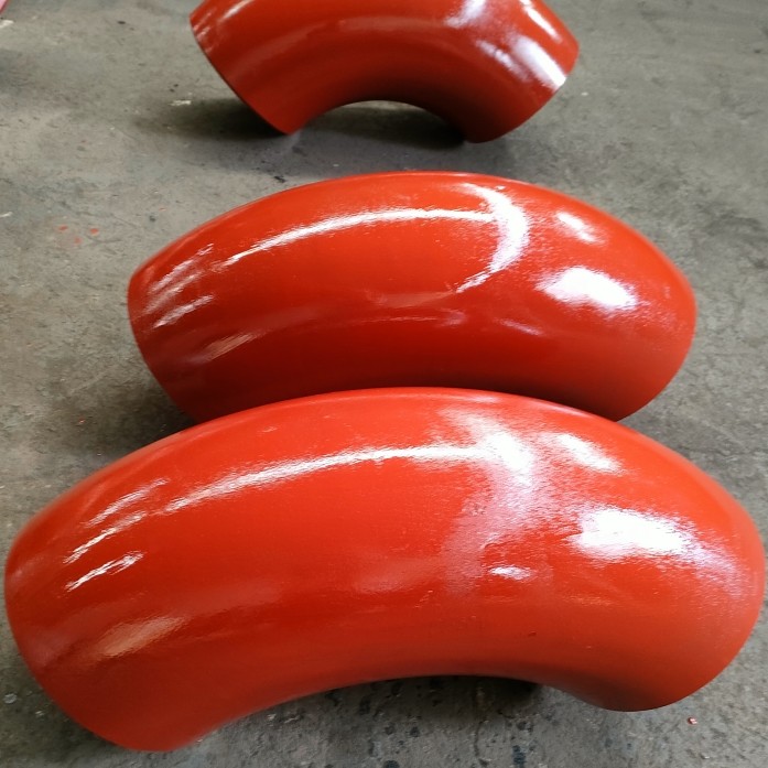 JIS B2312 90도 버터 웰드 파이프 부착 탄소 강철 팔꿈치